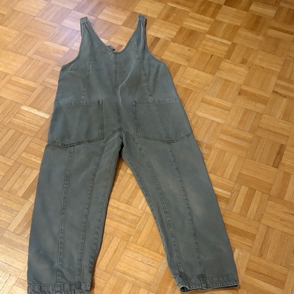 We The Free | Jeans | We The Free Womens Olive Green Overalls | Poshmark